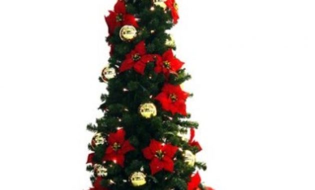 gambar rangkaian bunga natal